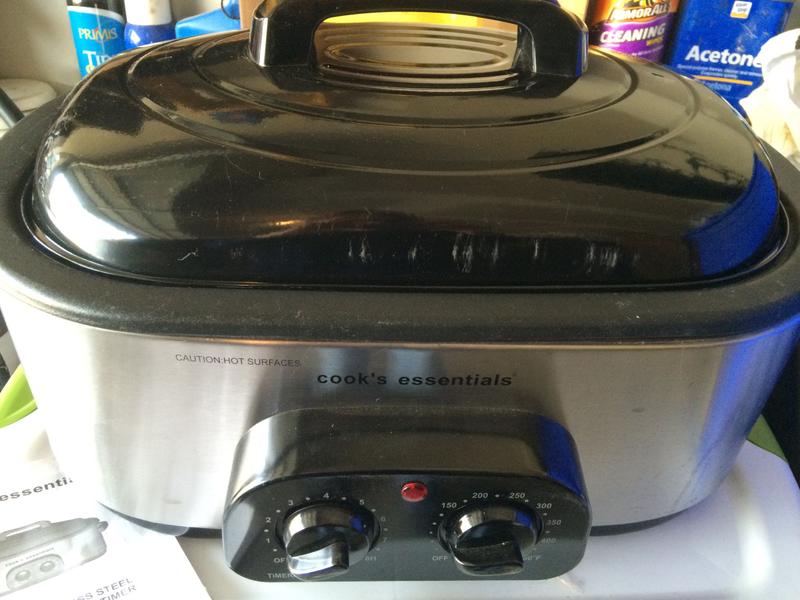 Cook's Essentials Stainless Steel 20 qt Roaster Oven with Timer for ...