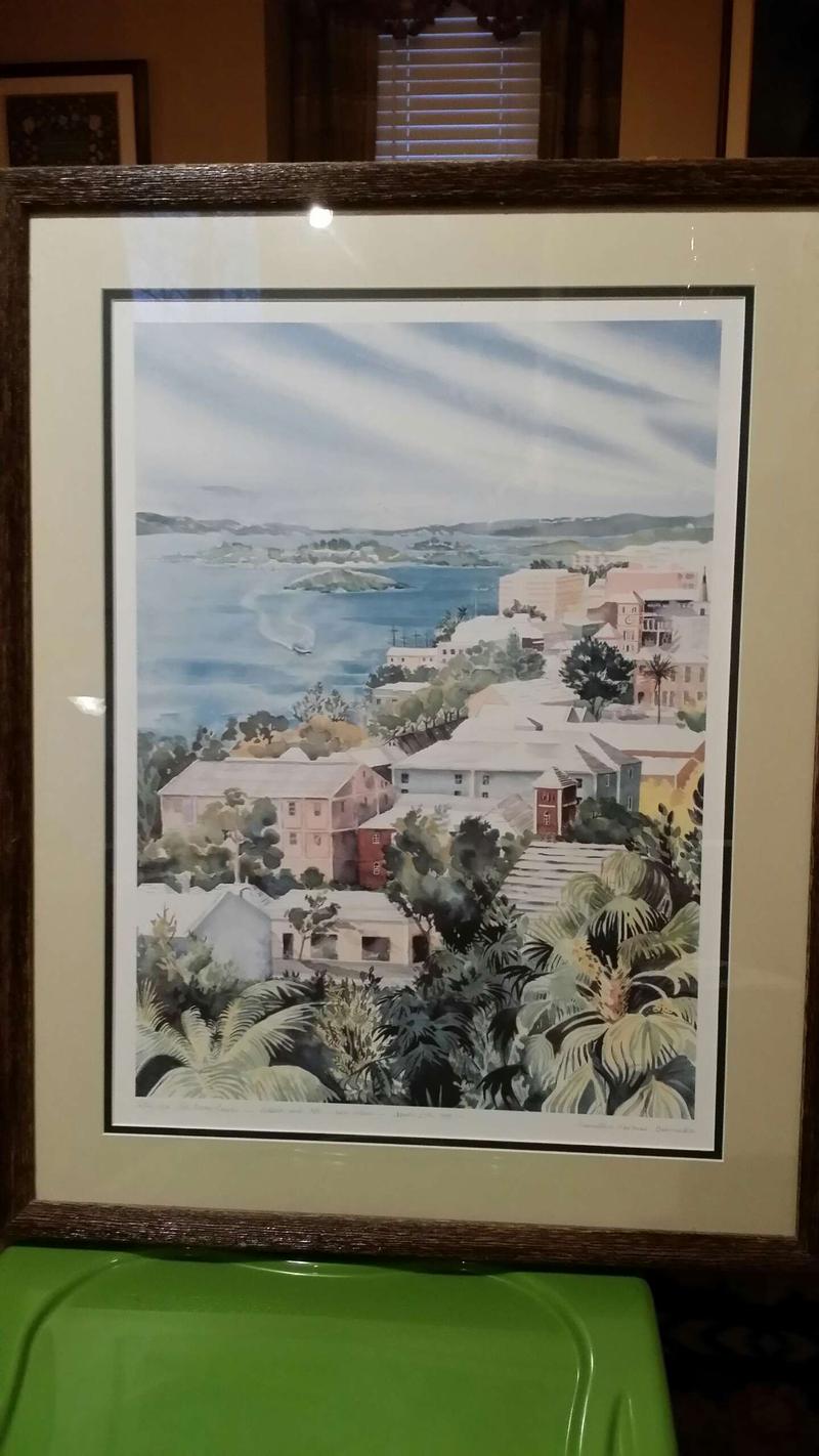 Jill Amos Raine Original 632/1000- Hamilton Harbor, Bermuda for sale in ...