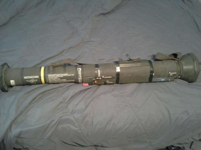 Inert M136 AT4 rocket launcher ordinance tube man cave nerf for sale in ...