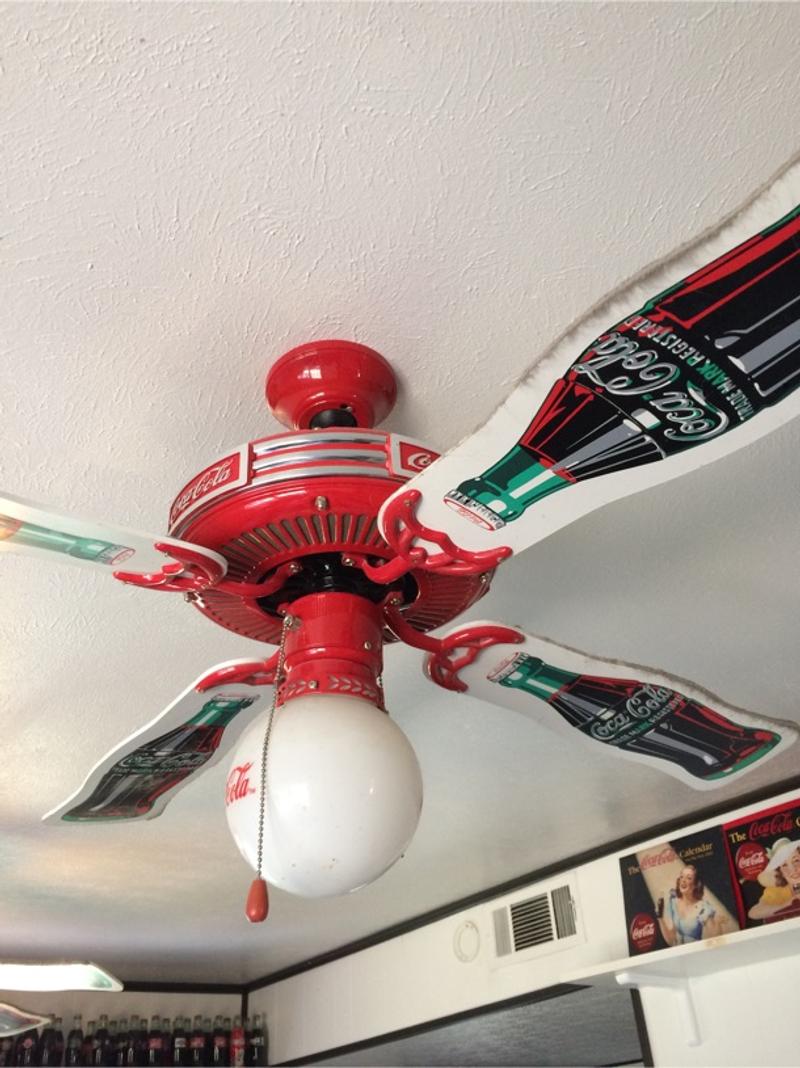 Coca Cola Ceiling Fan Value | Shelly Lighting