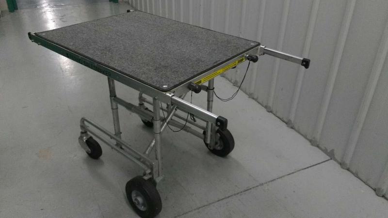 Ferno salesmaker 288 low profile multi height equipment cart for sale ...