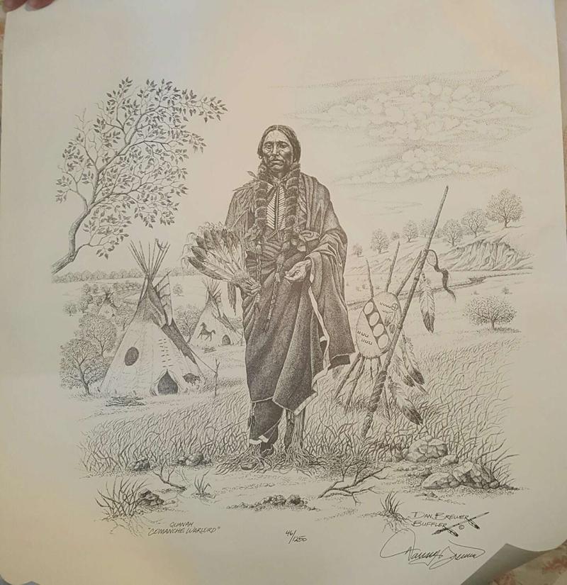 "Quanah" limited edition signed print by Dan Brewer. for sale in ...