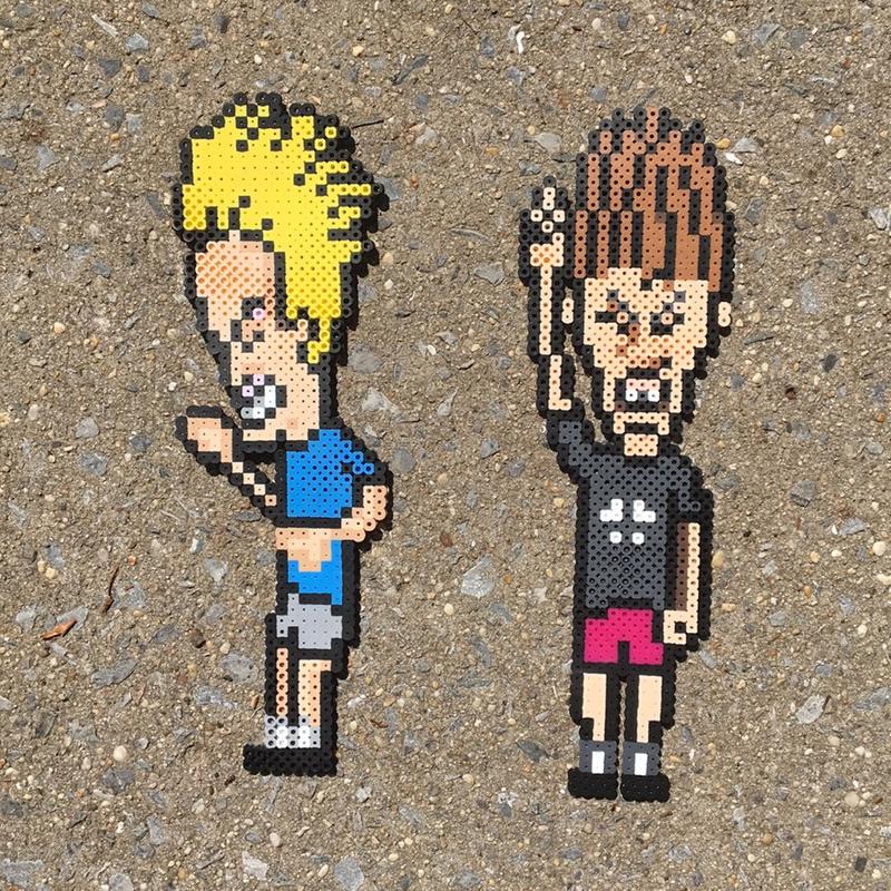 Beavis and butthead perler bead creation for sale in Bellerose, NY ...