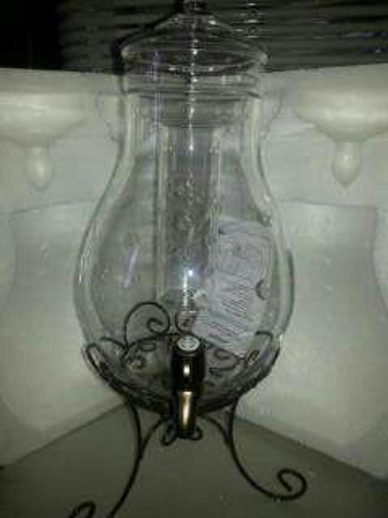 Jarra con estante y dispensador de agua y 4 vasos princess house for ...