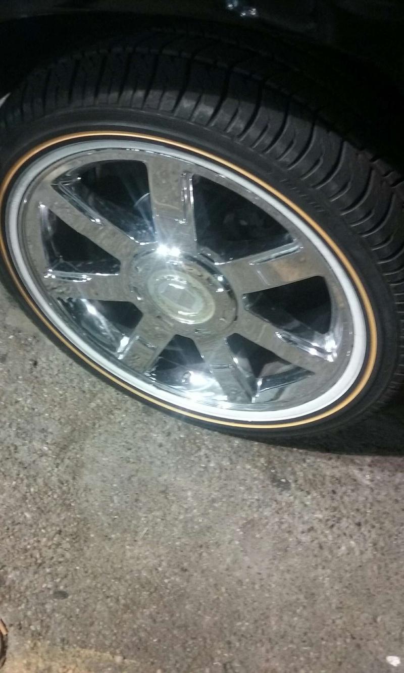 22 inch Cadillac rims with original Vogue tires for sale in Dallas, TX ...