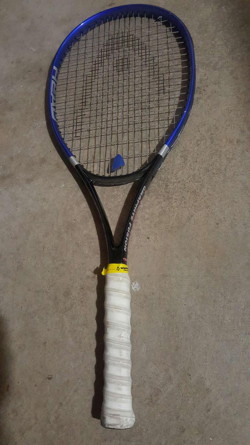 Head Graphite Fusion Xtra Long Oversize Tennis Racket for sale in ...