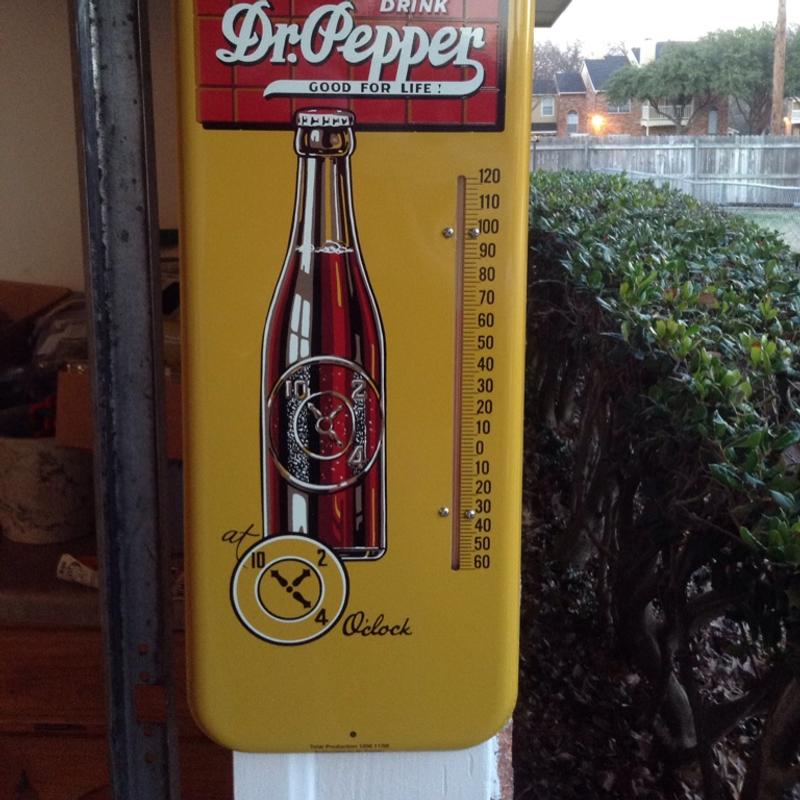 1940's Dr Pepper Reproduction Thermometer for sale in Euless, TX ...