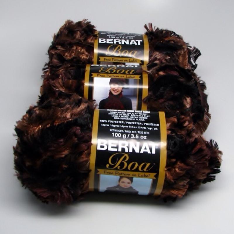 Bernat Boa Yarn in Dark Mink (12 skeins) for sale in Antioch, CA ...