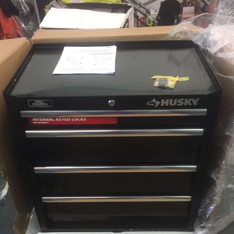 Husky 27" 4 Drawer tools chest, with wheels! Brand new! for sale in ...