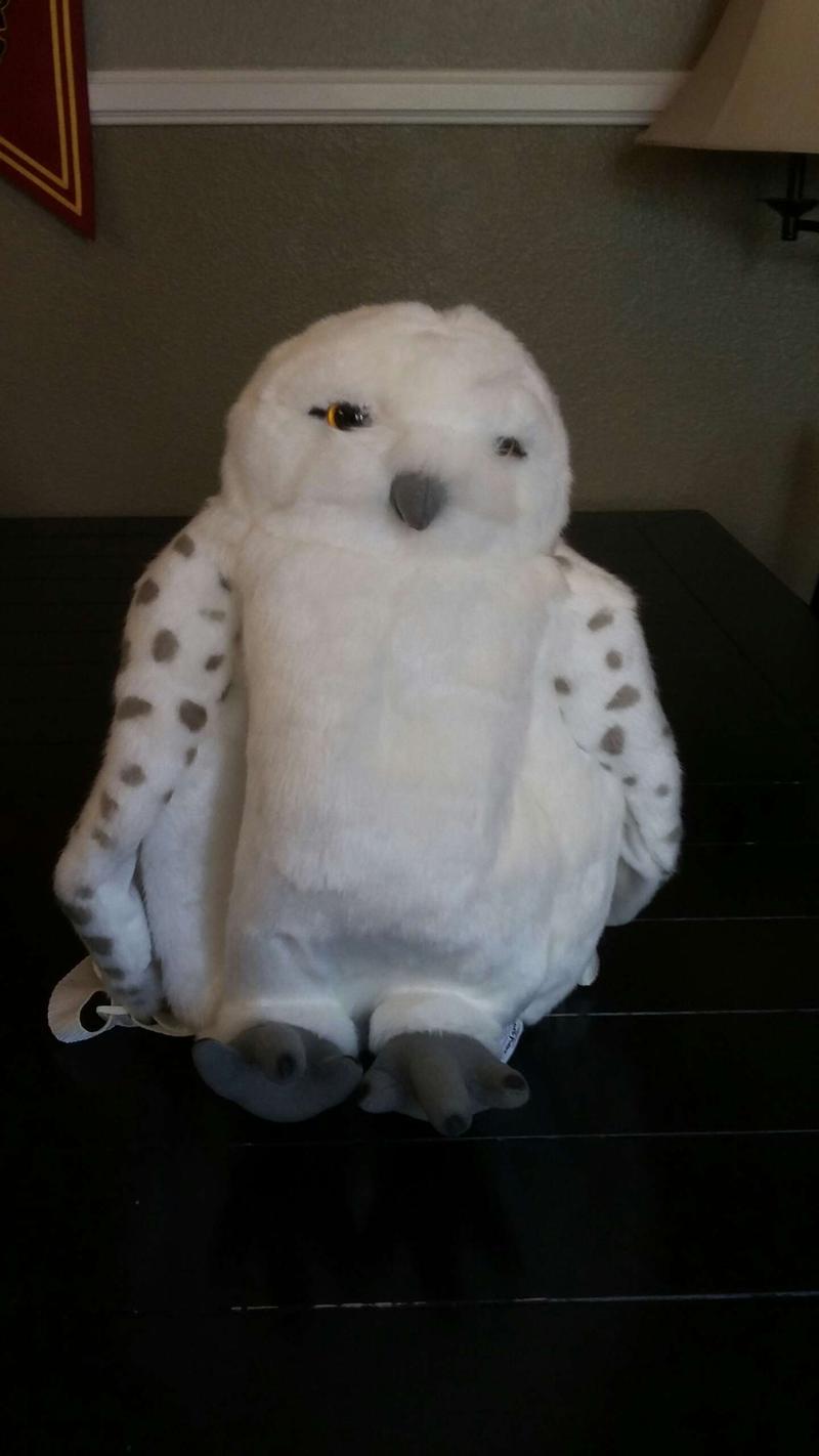 The Wizarding World of Harry Potter Hedwig Owl Plush Backpack for sale ...