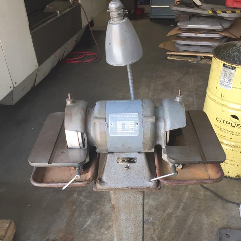 Machinist BALDOR grinder buffer Cat No.500 with stand for sale in ...