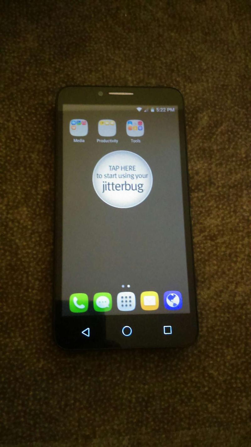 Alcatel One Touch Jitterbug Android Phone in Perfect Condition for sale ...