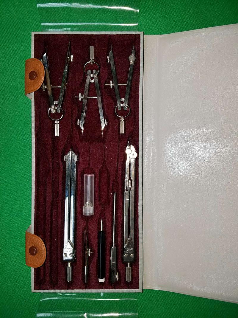 Vintage Tacro 2227 Drafting Drawing Compass Tools for sale in Marietta ...