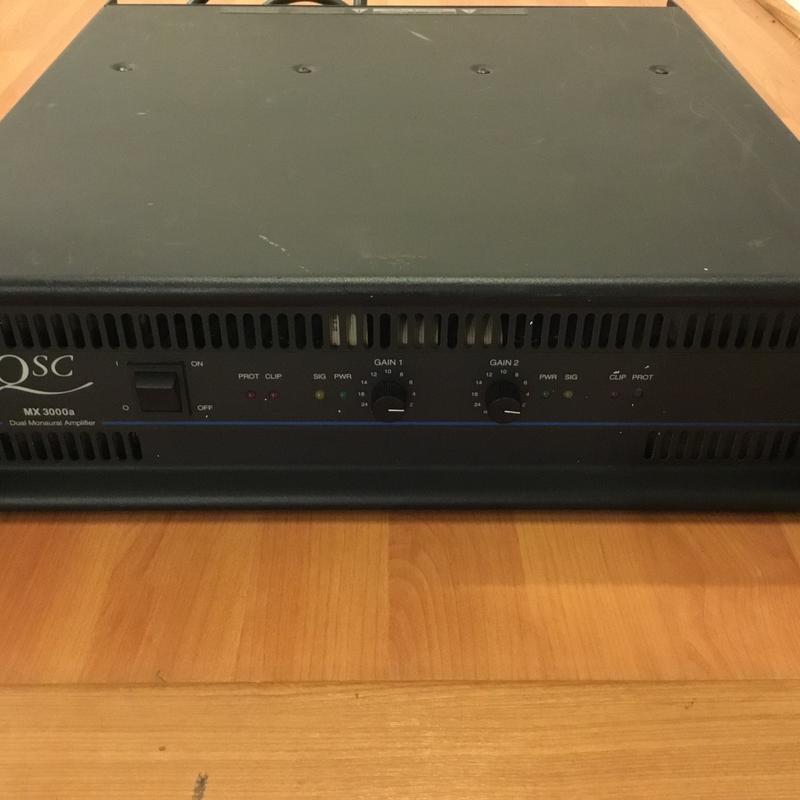 Qsc MX3000A Power Amplifier for sale in Carrollton, TX - 5miles: Buy ...