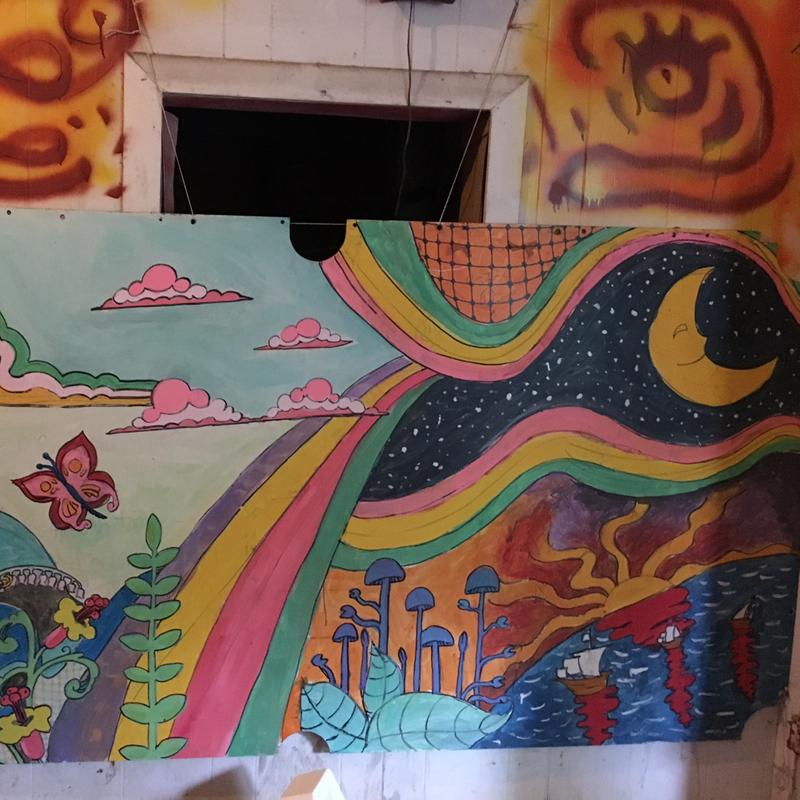 Psychedelic pop art mural for sale in San Marcos, TX - 5miles: Buy and Sell
