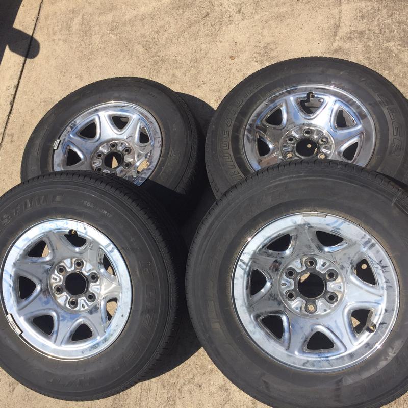 2014 Chevy/GMC Factory RIMS & TIRES 6 Lug Original WHEELS Silverado ...