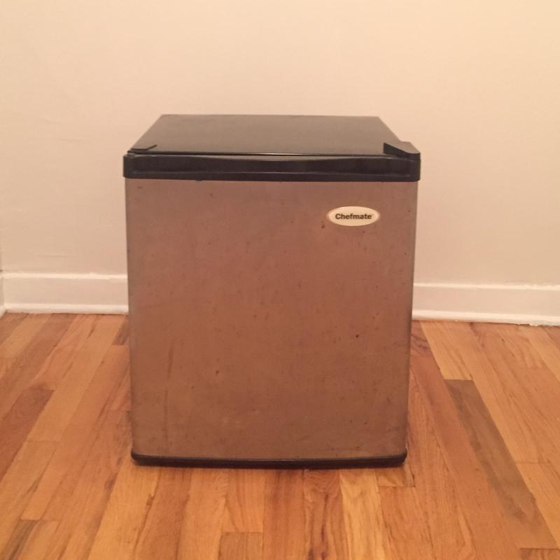 Chefmate 1.6 Cu. ft. Mini refrigerator stainless steel for sale in ...