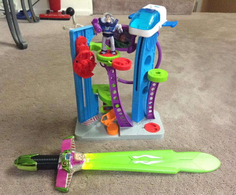 Fisher price Imaginext Toy Story Star Command, and Buzz Lightyear Light ...