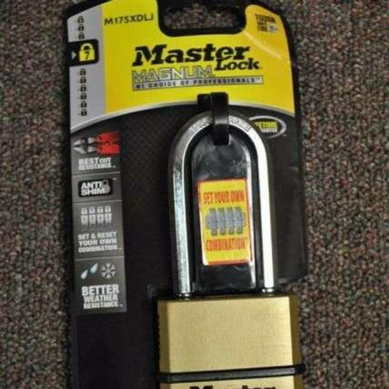NEW MASTER LOCK RESETTABLE COMBO LOCK M175XDLJ for sale in Zephyrhills ...