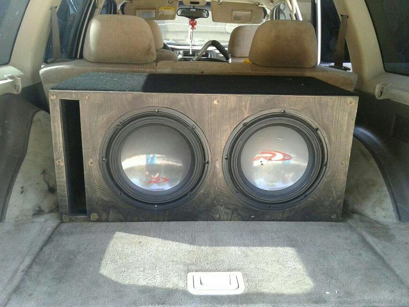 2 -12 INCH ALPINE SUBWOOFERS & SPEAKER BOX & 1500 WATT AMP for sale in ...