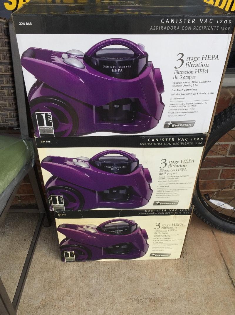 EVERSTAR 3 STAGE HEPA CANISTER VAC 1200 for sale in Carrollton, GA ...