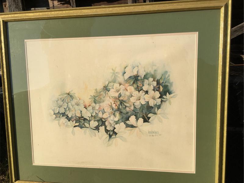 Laura Lewis Lanier Framed, numbered and signed painting for sale in ...