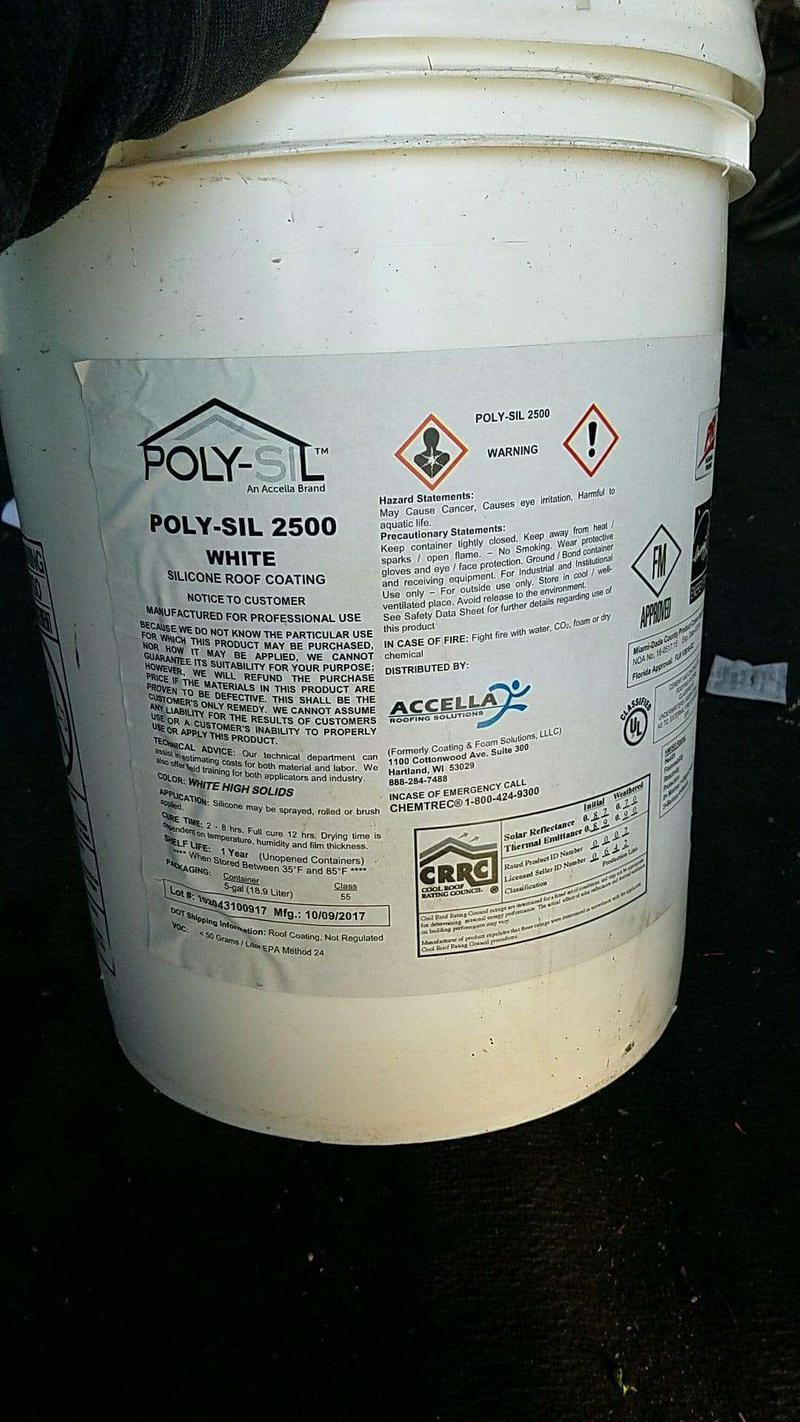 Silicone Roof Coating Poly - sil - 2500 for sale in Inglewood, CA ...