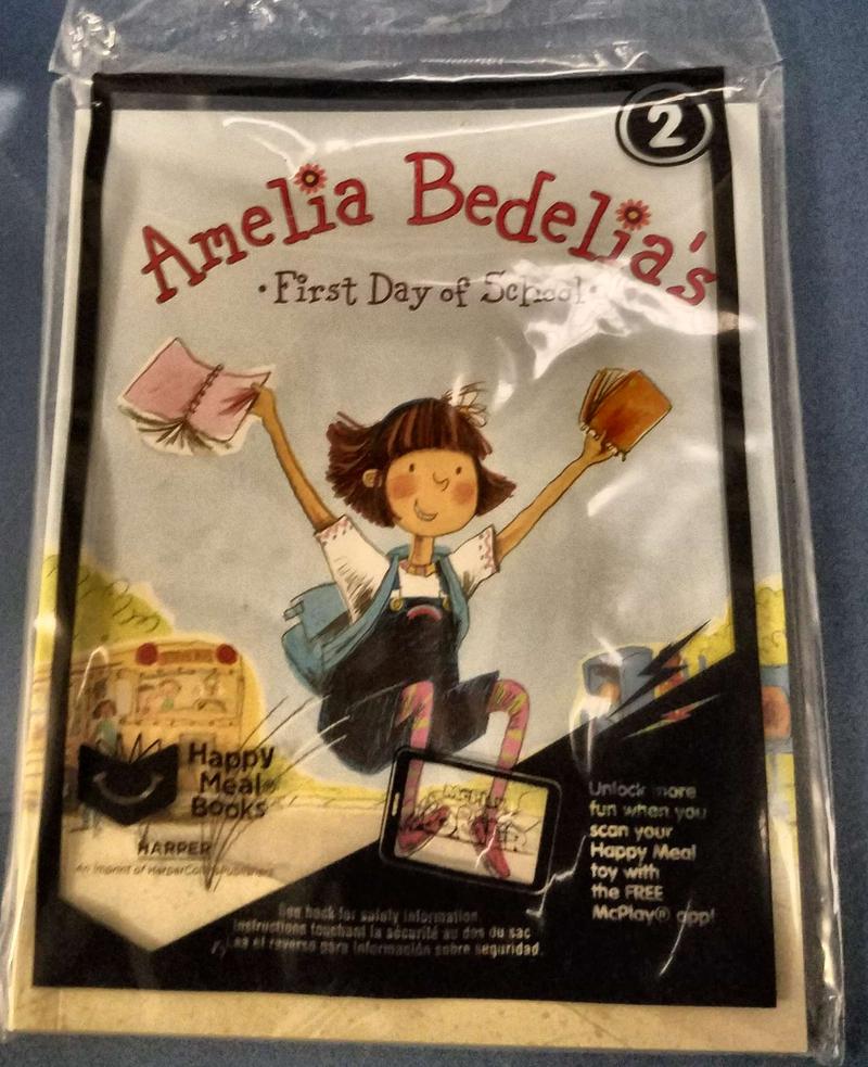 Amelia Bedelias First Day Of School Happy Meal Books 2 From Mcdonald