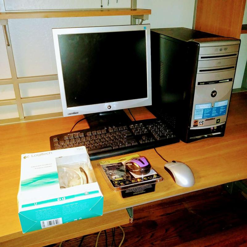 EMachine Computer with Monitor, Keyboard, Mouse & Headset for sale in ...