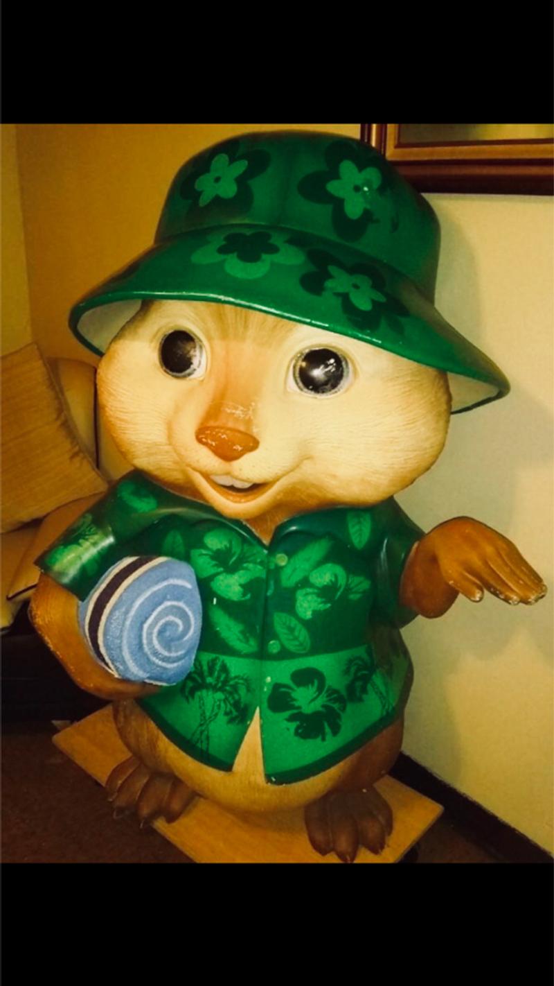 5 Feet,LIFE SIZE Statue ,THEODORE FROM ALVIN AND THE CHIPMUNK (from ...