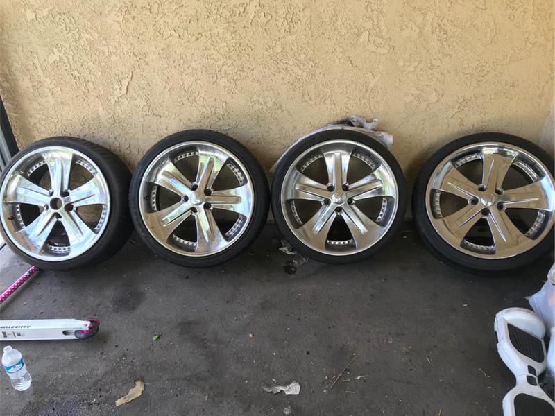 Foose 20 in Chrome rims ( GIVE ME A PRICE ) for sale in Los Angeles, CA ...