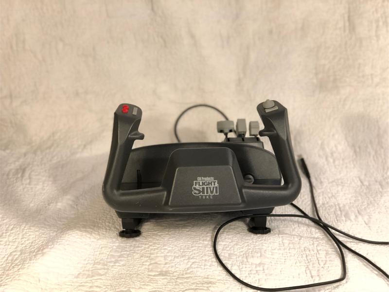 Flight simulator with yoke and rudder pedals for sale in Round Rock, TX ...