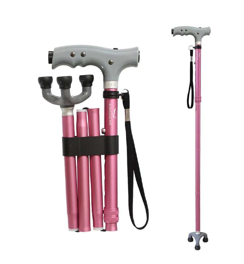 Travel Adjustable Folding Canes and Walking Sticks for Men and Women ...