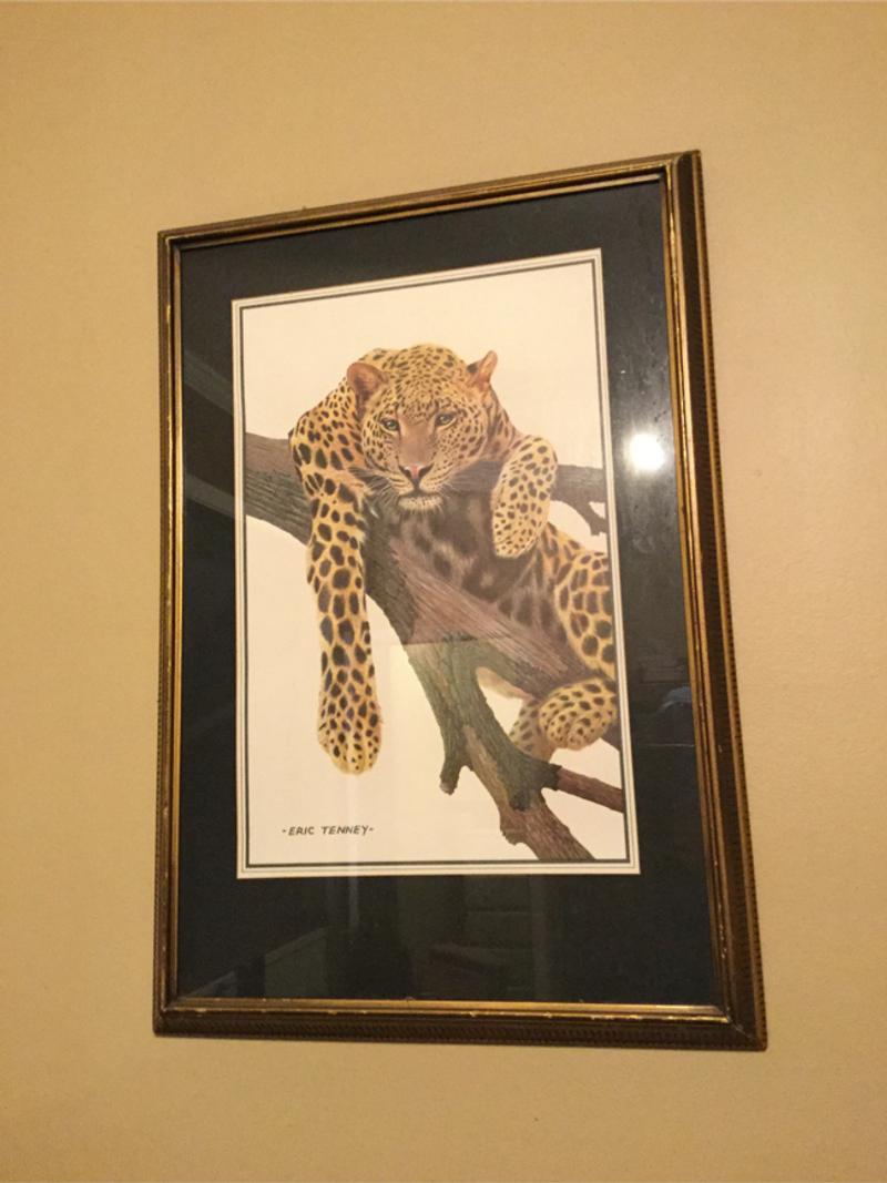 Eric Tenney Leopard Painting for sale $150.00 for sale in Little Rock ...