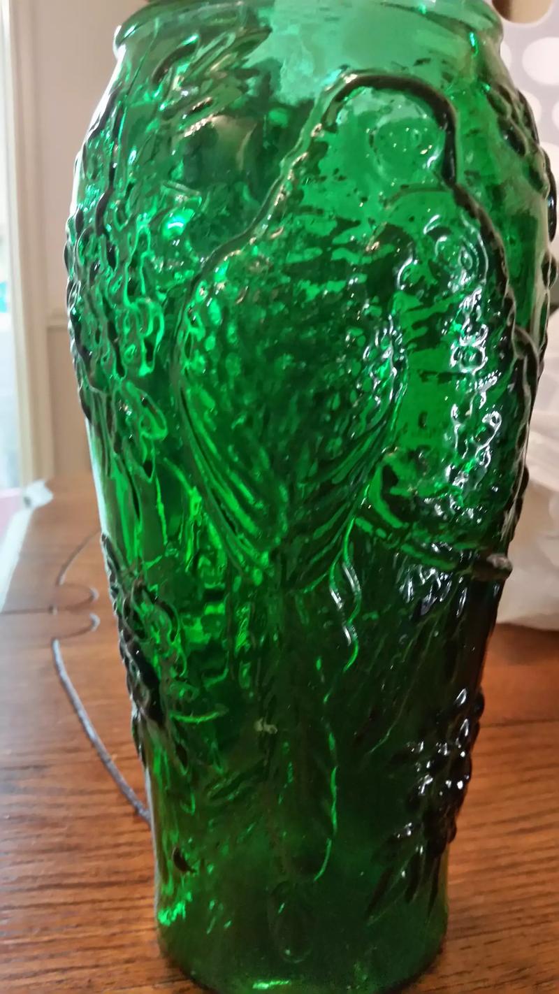 Lovely vintage Tiara Green Parrot vase for sale in Haslet, TX - 5miles ...