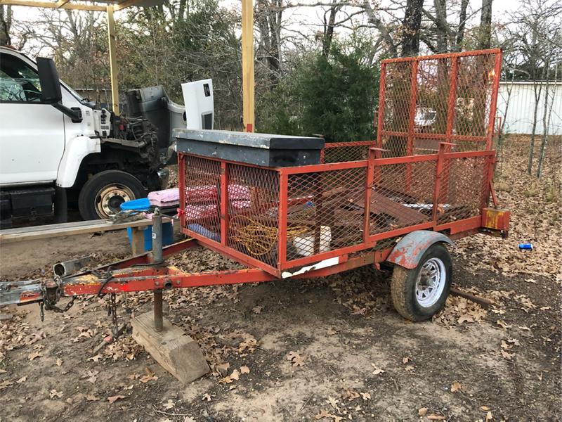Homemade 4x8 trailer with ramp for sale in Athens, TX - 5miles: Buy and ...