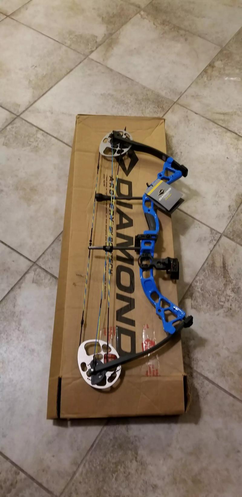 Diamond prism compound bow(electric blue) LEFT HAND BOW for sale in ...