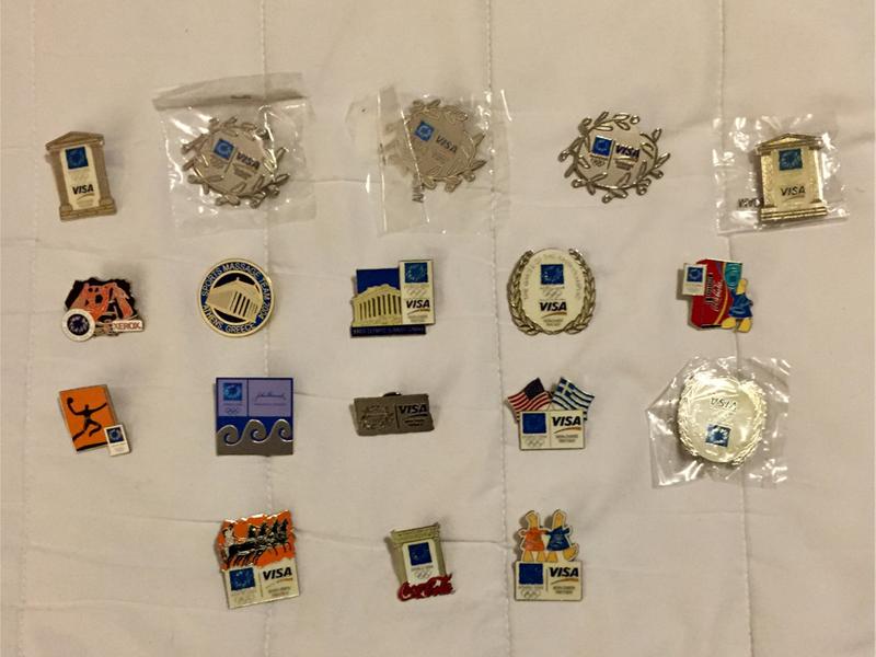 Official 2004 Athens Olympic Pin Collection (18 Pins) for sale in ...