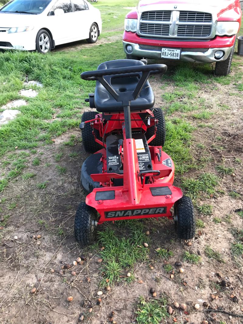 Snapper riding mower..... 28 inch 12.5 Briggs for sale in Glen Rose, TX ...