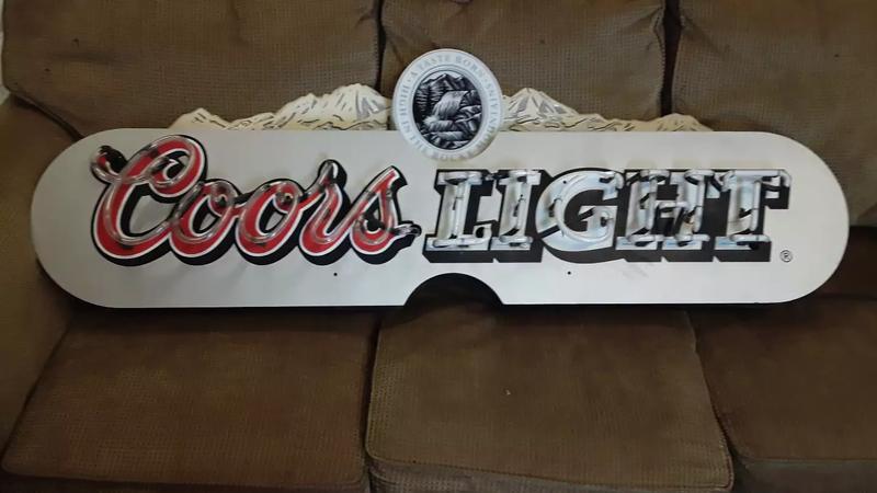 Coors light neon beer sign for sale in Fort Worth, TX - 5miles: Buy and ...