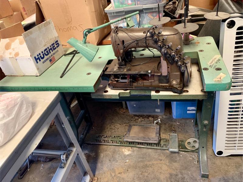 UNION SPECIAL 54200 FOUR NEEDLE 8 THREAD CHAIN STITCH SEWING MACHINE ...