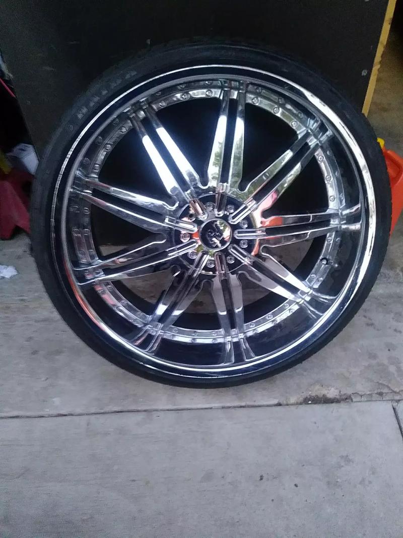 24 Inch Rims and Tires 5 lug fits small SUV for sale in Fort Worth, TX ...
