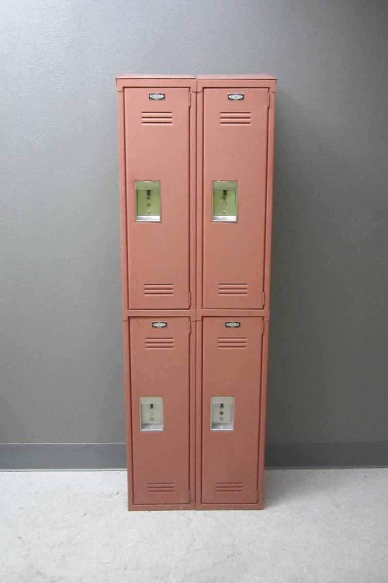 Lockers Storage Locker 4 Door Double Tier School Classroom Bedroom ...
