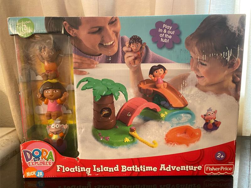 New! Dora The Explorer Floating Island Bath Time Adventure Includes 3 ...
