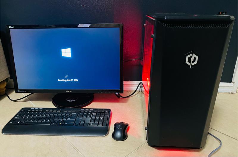Windows 10 PC Gaming Tower, Monitor, Wireless Keyboard and Mouse for ...