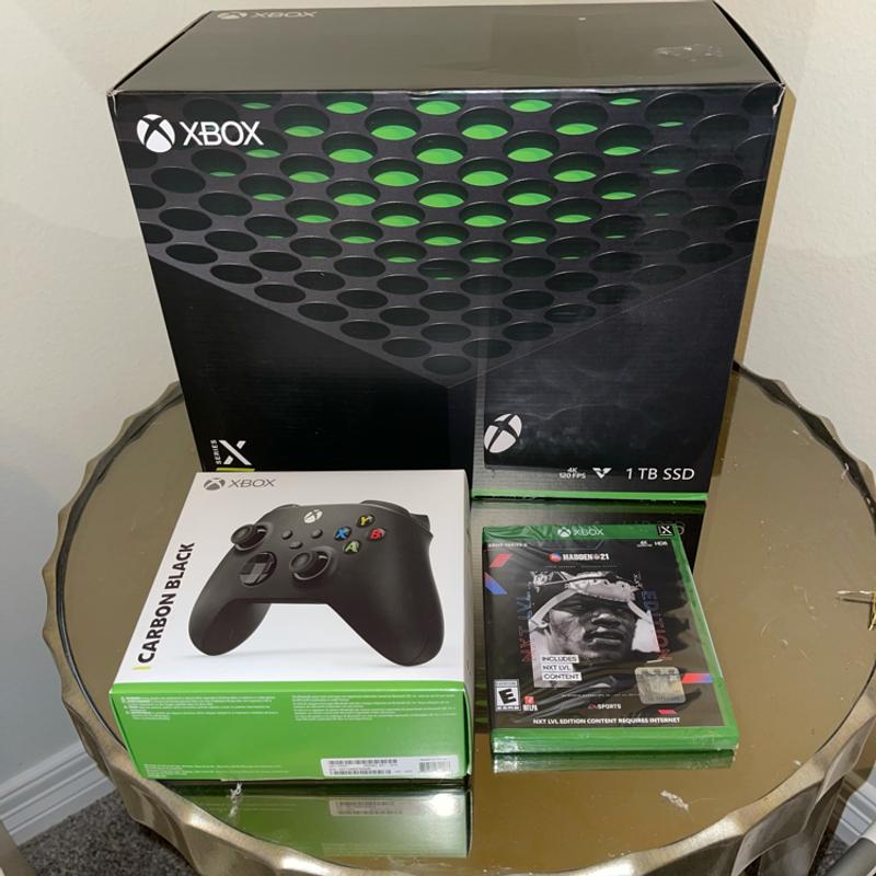 BRAND NEW XBOX SERIES X BUNDLE W/ EXTRA CONTROLLER AND MADDEN 21 for ...