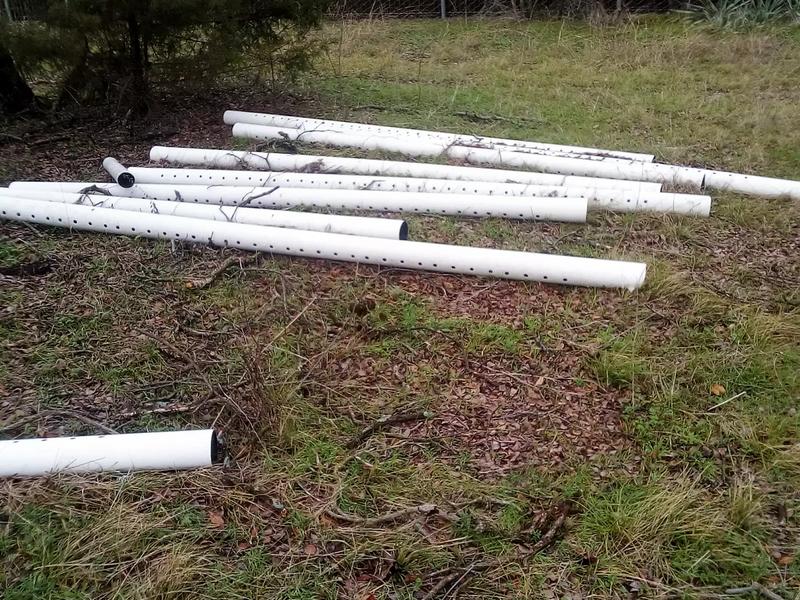 4" 2 Hole Drain Or Sewer PVC Pipe Lines Lateral Lines for sale in Azle ...