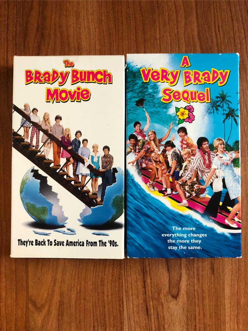 The Brady Bunch Movie & A Very Brady Sequel VHS Tapes for sale in ...
