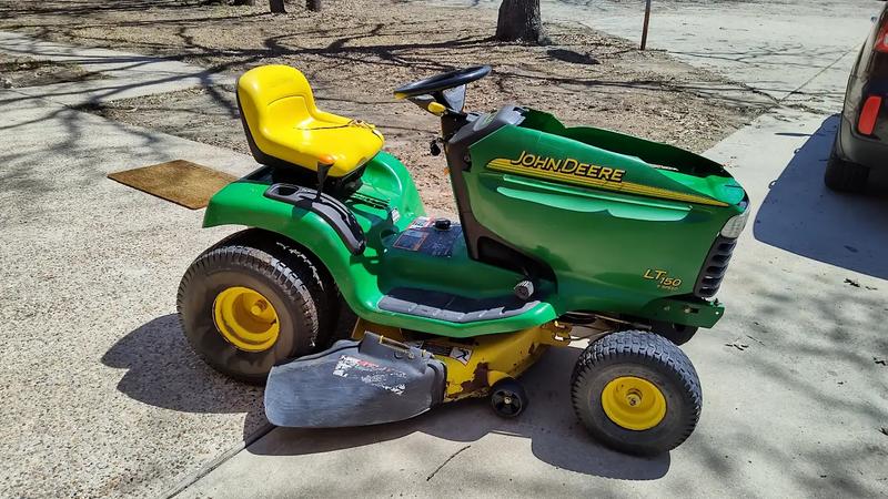 John Deere LT150 Riding lawn mower for sale in Campbell, TX - 5miles ...