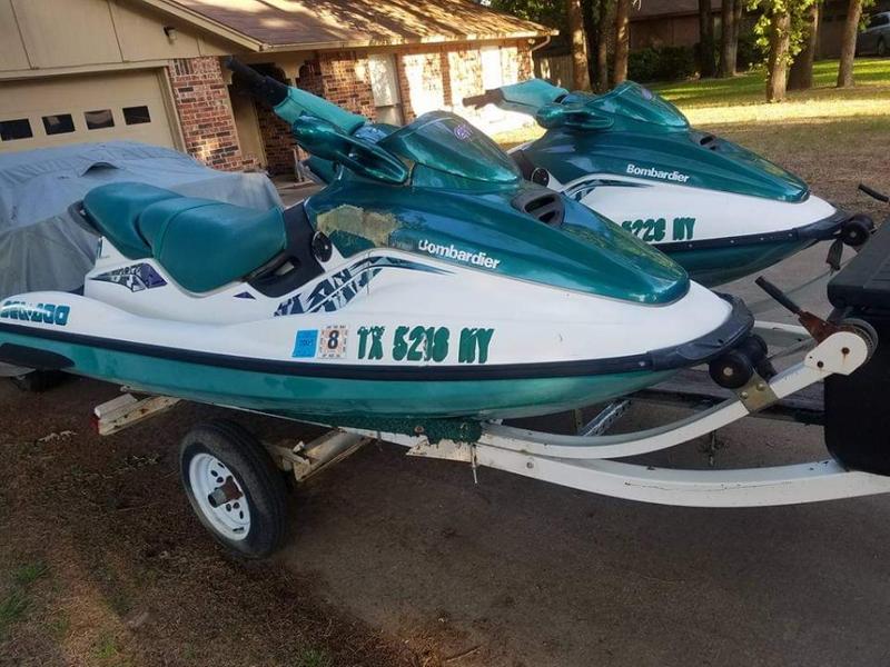 Pair of 98 seadoo jet skis with trailer - $3500 for sale in Azle, TX ...